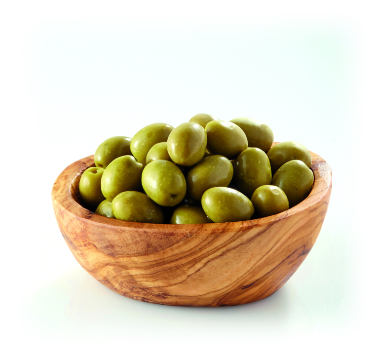 Organic whole green olives - Barral