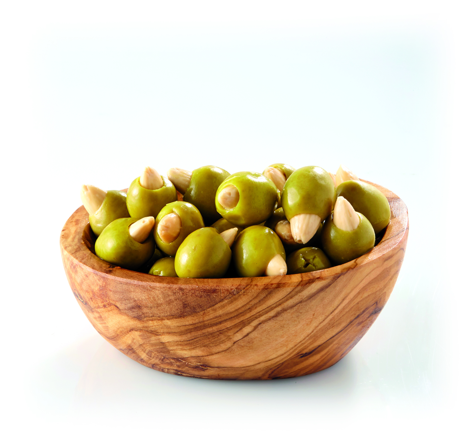 Olives vertes farcies aux amandes - Barral